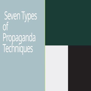 Part 1 Understanding Propaganda - Presentation.pptx