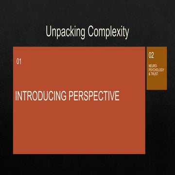 Part 1 unpacking complexity | PPT