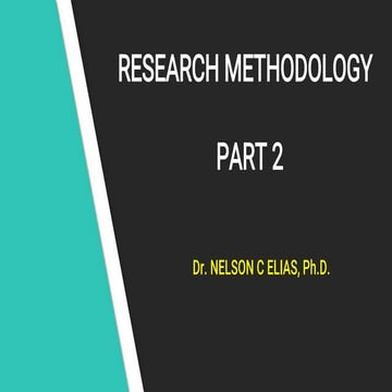 Framing a research question | PPTX