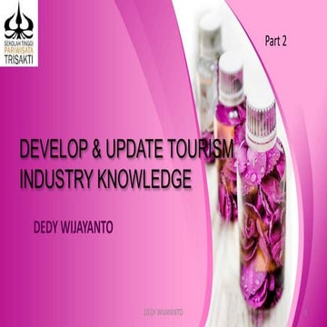 Part 1 update tourism industry knowledge | PPTX