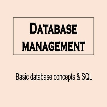 Part 2_basic SQL.pptx cho người học sql cơ bản | PPTX