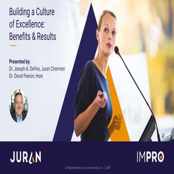 Part 2: Benefits and Results | Building a Culture of Excellence Webinar ...