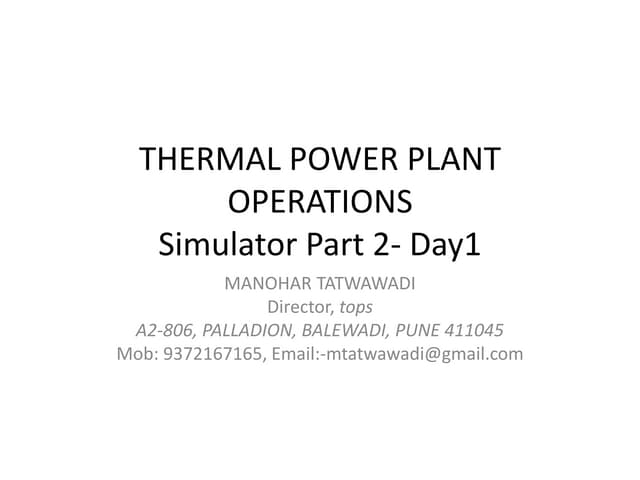 Boiler light up & loading | PPTX