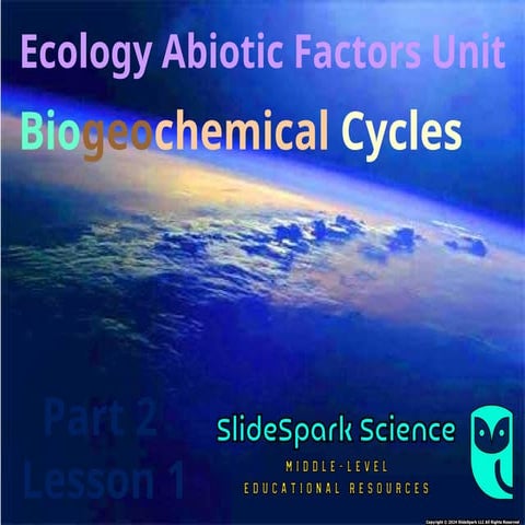 Biogeochemical Cycles Lesson for Middle School Science | PPT | Free ...