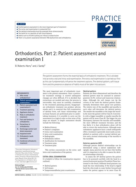 Curve of Spee in orthodontics and its effects | PDF | Dental Health | Diseases and Conditions