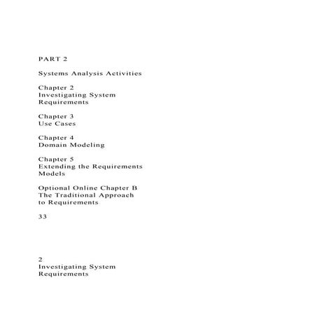 PART 2Systems Analysis ActivitiesChapter 2Investigat.docx
