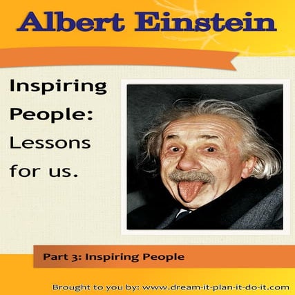 Albert Einstein Inspiration | PDF