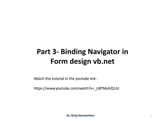 Part 3 Binding Navigator 1419