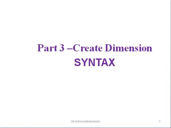 Part 6 create dimension hierarchy | PDF | Databases | Computer Software and Applications