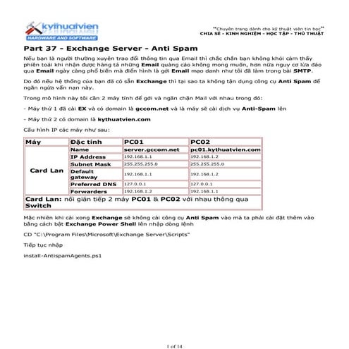 Part 37 exchange server - anti spam -www.key4_vip.info