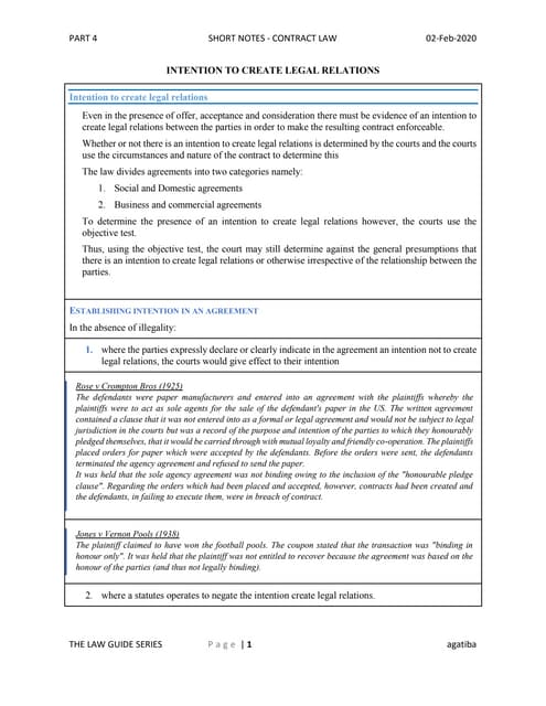 Lecture 10 mistake - cases | DOCX