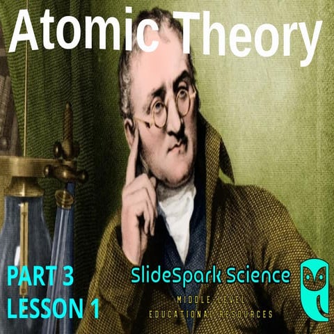 Atomic Theory Lesson from SlideSpark Science | PPTX