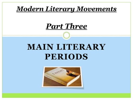 Literary periods movements | PDF
