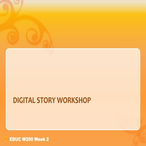 Digital storyboard | PPTX