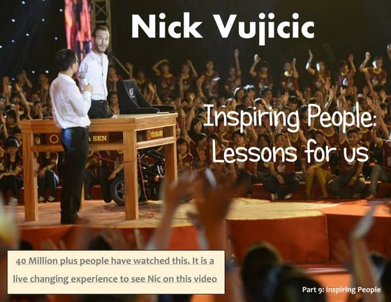 Nick Vujiciz Character Analysis | PDF