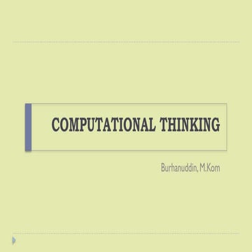 Understanding Computational Thinking: Key Skills and Stages Explained ...