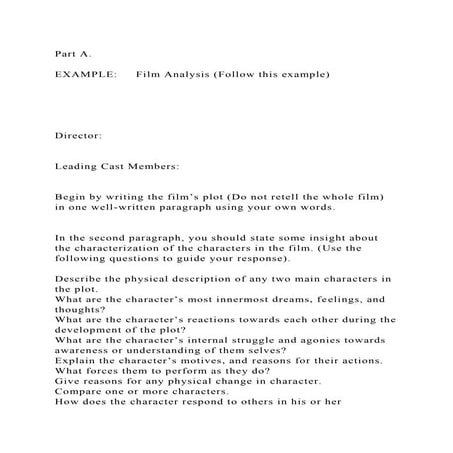 Part A.EXAMPLE Film Analysis (Follow this example).docx