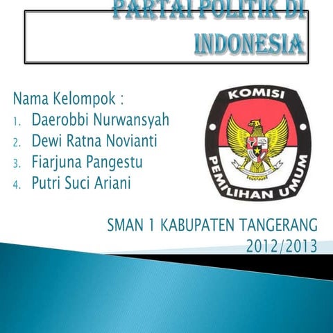 Partai politik di indonesia | PPTX