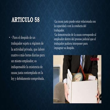 ARTIULO 58 | PPTX