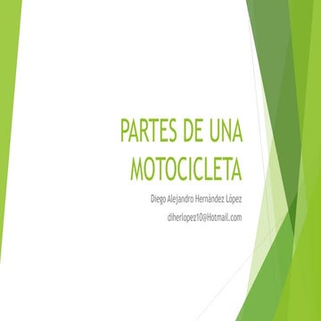 Partes de la motocicleta | PPTX
