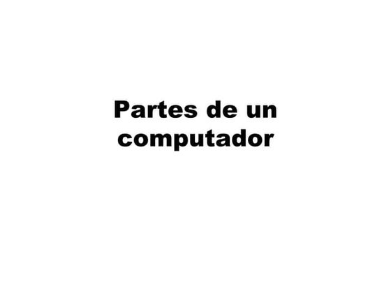 Introduccion a la informatica basica - Mac | PPTX | Computing ...