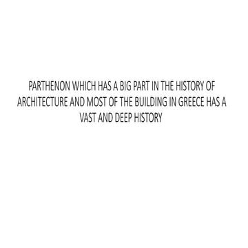 parthenon HISTORY OF ARCHITECT,parthenon HISTORY OF ARCHITECTUREURE | PPT