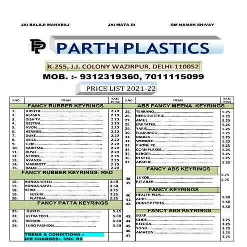 parth plastic | PDF