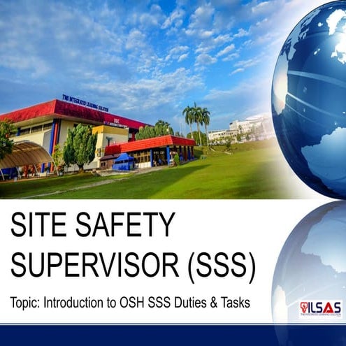 Part i introduction to osh sss duties & tasks (day 1) | PDF