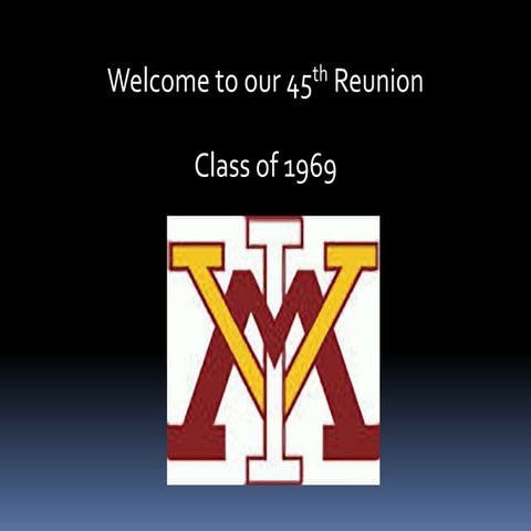 Part 1 - Slide Show for VMI Class of 1969 45th Reunion - September 2014 ...