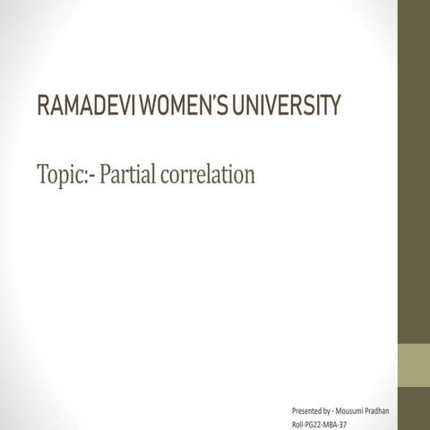 Partial Correlation Pptx