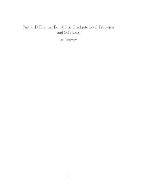 A Basic Course In Partial Differential Equations Pdf 2796