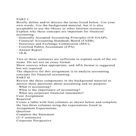 PART IBriefly define andor discuss the terms listed below. Use .docx