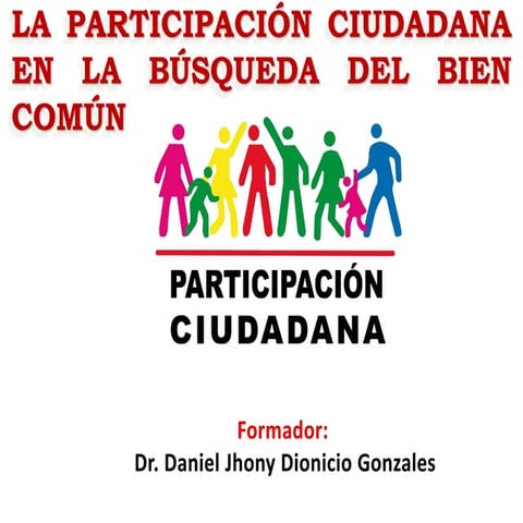 La participacion ciudadana | PPTX
