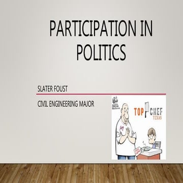 Participation in politics | PPT