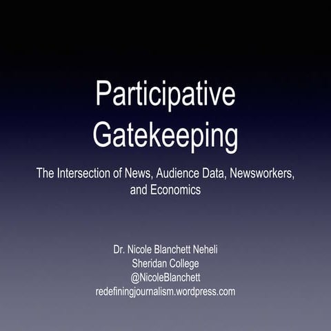 Participative Gatekeeping | PPT