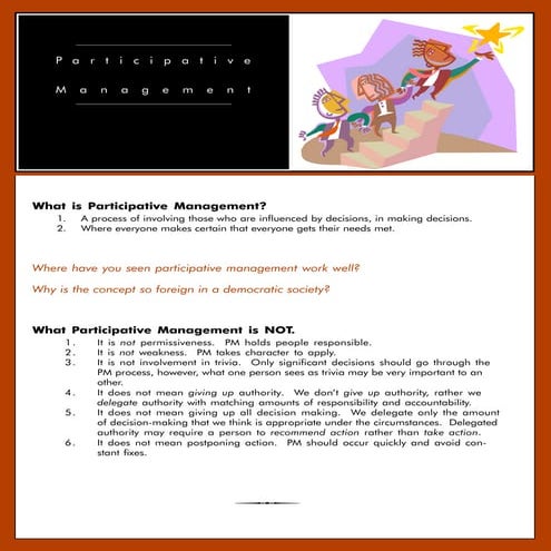 Participative management | PDF