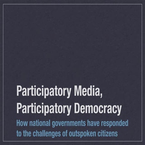 Participatory Democracy Participatory Media | PDF