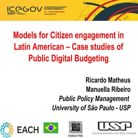 Digital Participatory Budgeting in Latin America | PPT