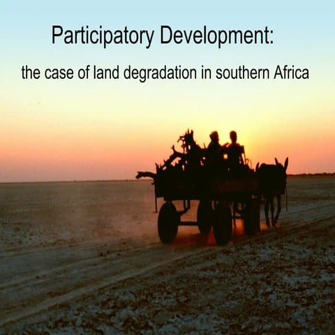 Participatory development: a Kalahari case study | PPT