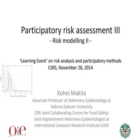 Participatory risk assessment: Risk modelling: II | PDF