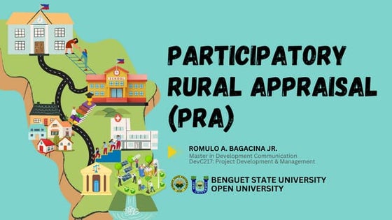 rapid rural appraisal and participatory rural appraisal | PPTX