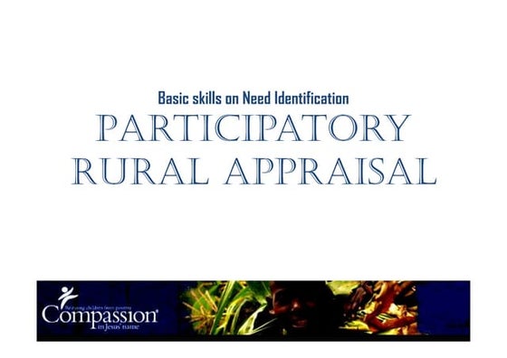 rapid rural appraisal and participatory rural appraisal | PPT