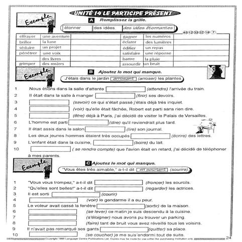 Participe présent | PDF