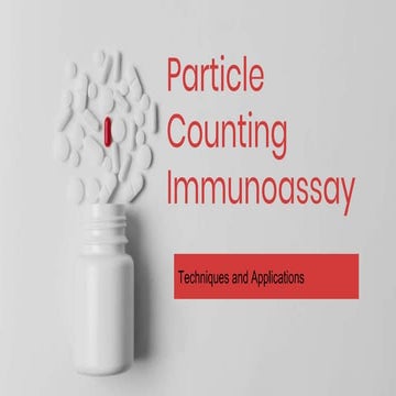 Particle counting immunoassay | PPTX