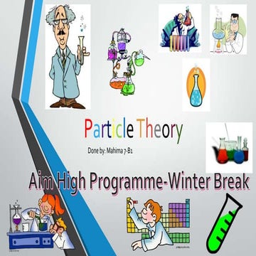 Particle Theory- Secondary- Chemistry | PPTX