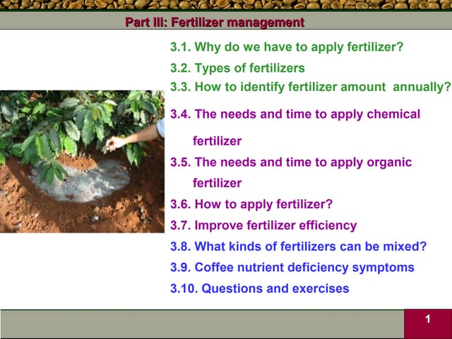 How to calculate fertilizers | PDF