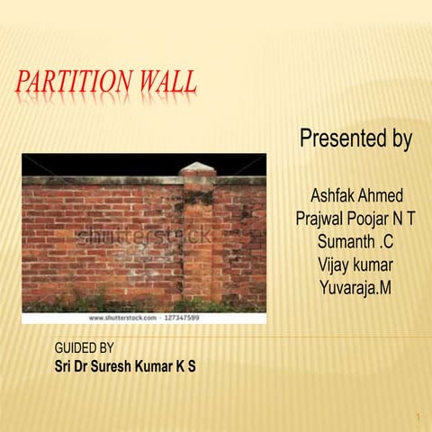 Partition wall | PPTX
