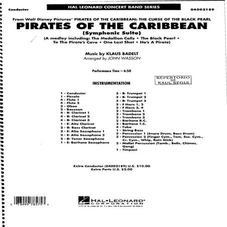 Pirates of the Caribbean - John Wasson | PDF