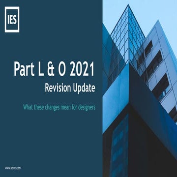 Part L and O 2021 – what these changes mean for designers | PDF