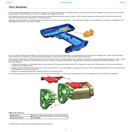 Part modules help(nx10)_12345678 | PDF | Computing | Technology & Computing